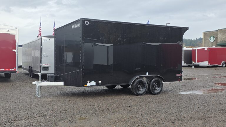Aluminum Enclosed Cargo Trailer 8x16 Cargo Mate Redline Insulated ...